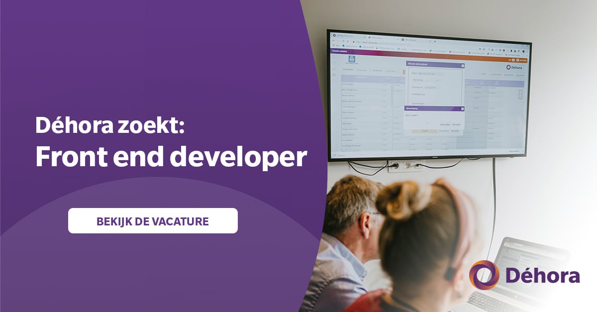 Vacature voor junior frontend developer (web/software) - Déhora België